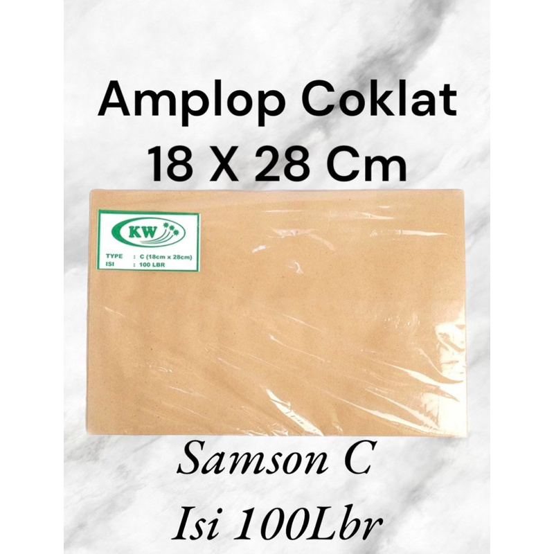 Jual Amplop Coklat Samson C || Amplop Dokumen || Amplop Lamar Lerja | Shopee Indonesia