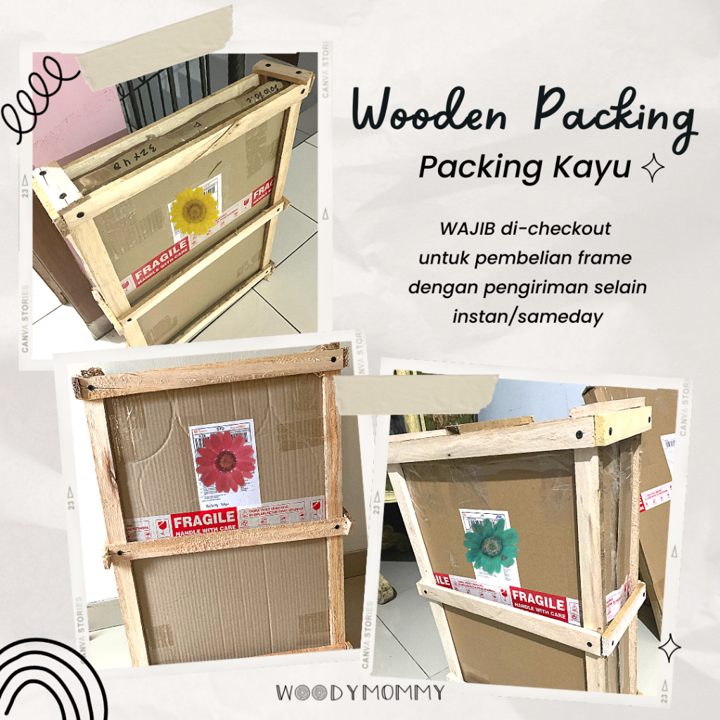 Jual Packing Kayu (KHUSUS UNTUK PEMBELIAN FRAME) | Shopee Indonesia