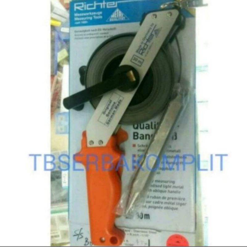 Jual RICHTER Germany Meteran Minyak 30m / 50m Bandul Stainless Steel SS ...
