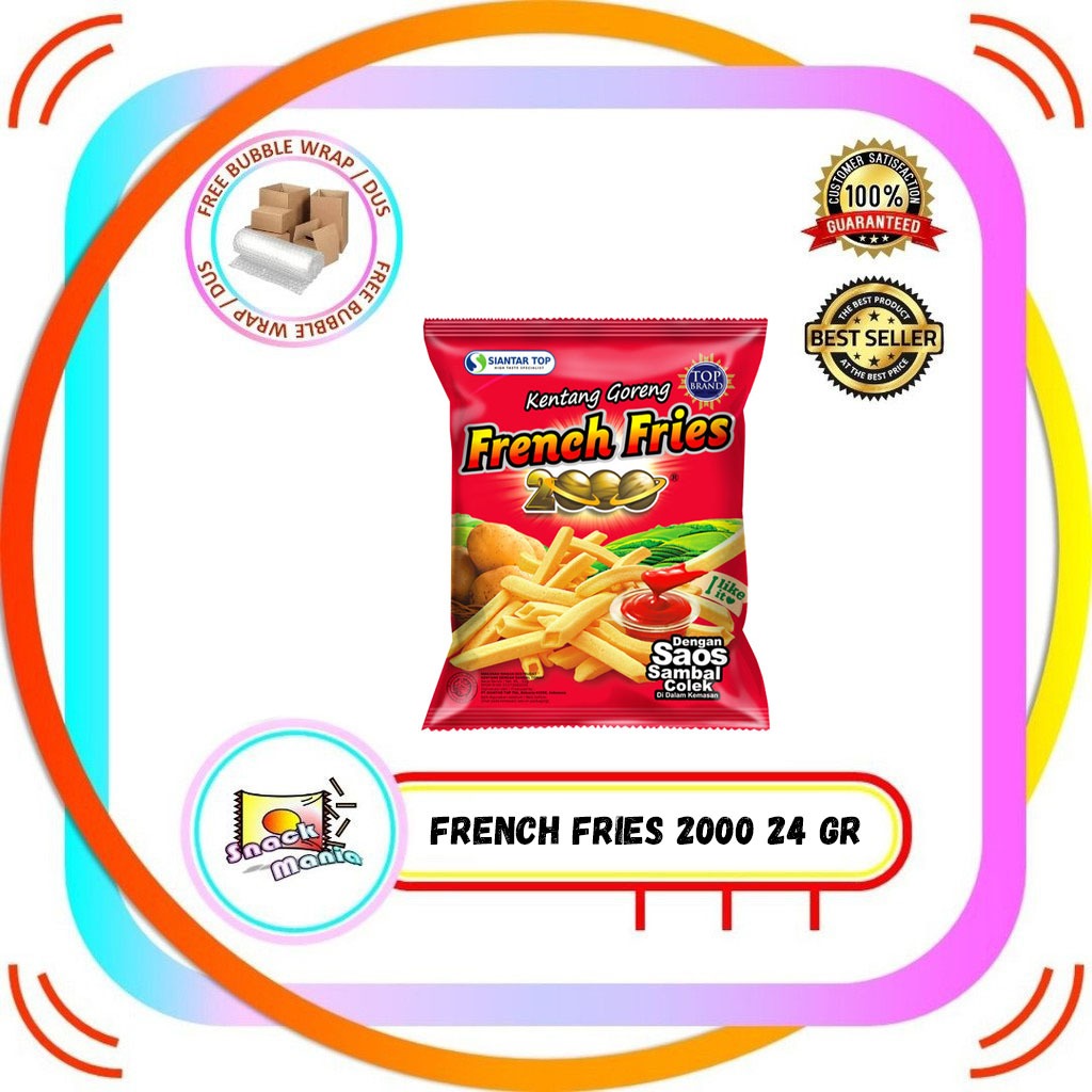 Jual French Fries 2000 Kentang Goreng Potato ~ 24 gr | Shopee Indonesia