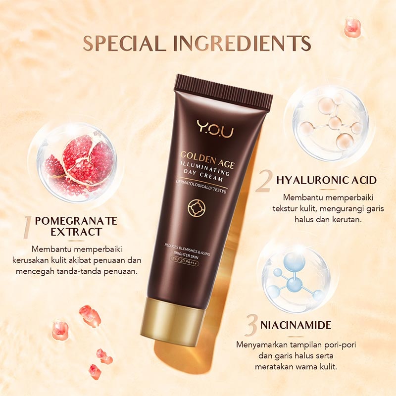 Jual YOU Golden Age Series | Facial Wash | Serum | 2in1 Essence | Eye ...