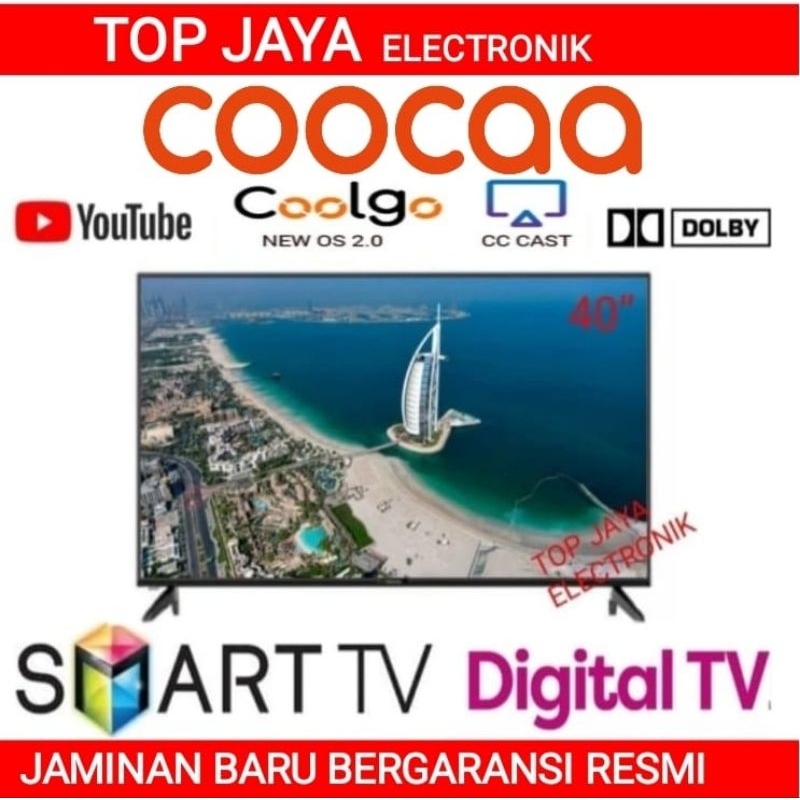 Jual LED TV COOCAA 40 INCH SMART TV NEW SERIES GARANSI RESMI | Shopee ...