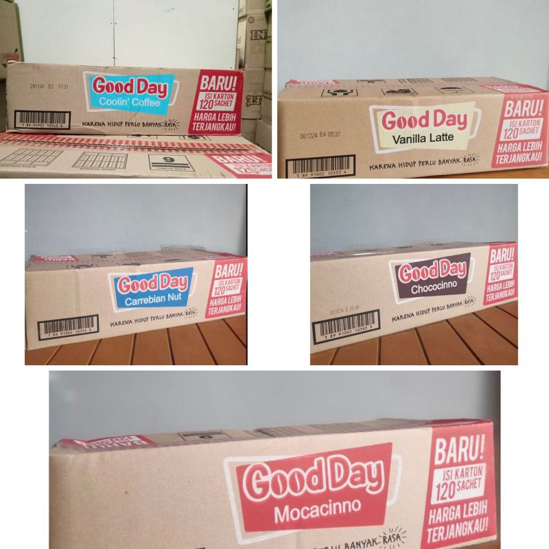 Jual GOOD DAY 20 GR ALL VARIANT I PER DUS ( ISI 120 SACHET) | Shopee ...