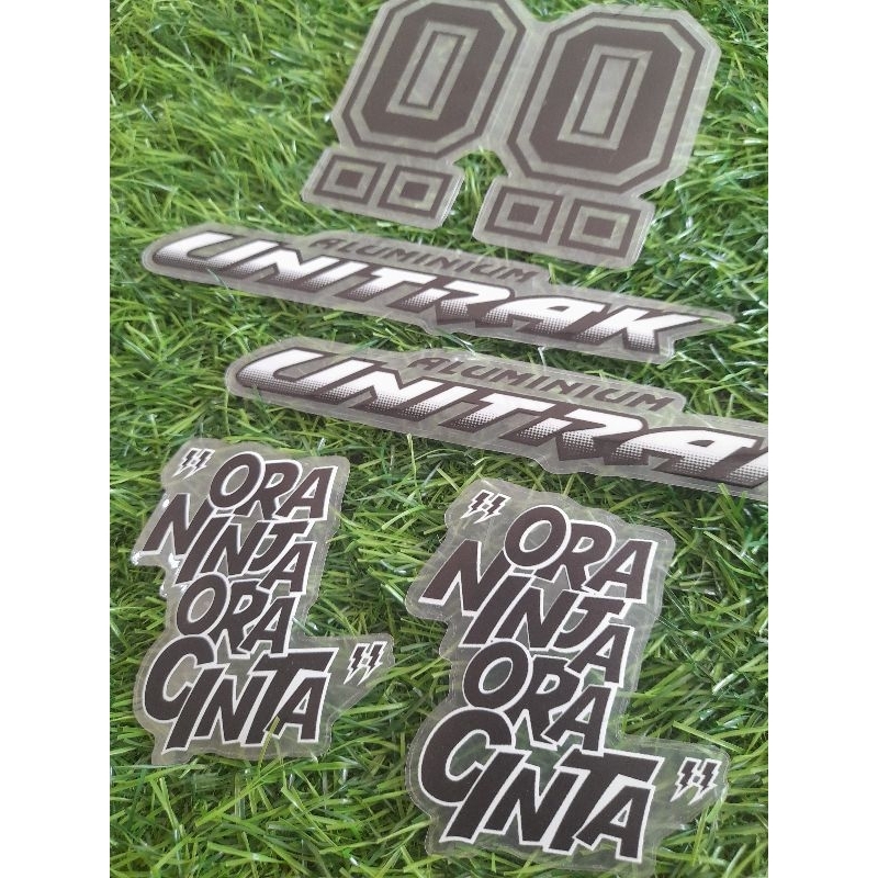 Jual striping unitrak dan logo ohlins transparan | Shopee Indonesia