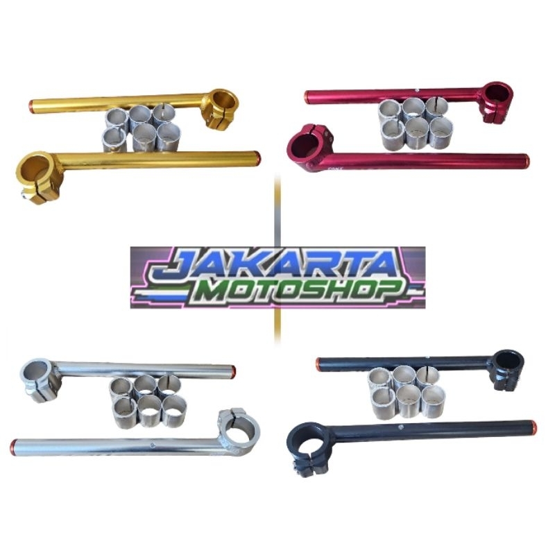 Jual Stang drag jepit 10 derajat full cnc universal uk 26mm 31mm 33mm ...