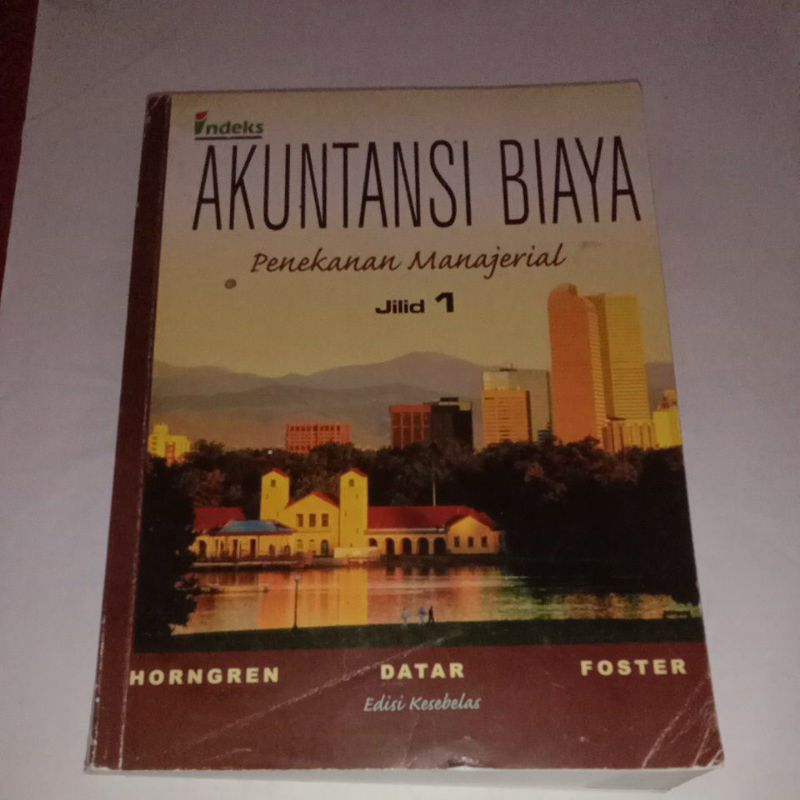 Jual Akuntansi Biaya Penekanan Manajerial Jilid 1 by Horngren (ORI) | Shopee Indonesia