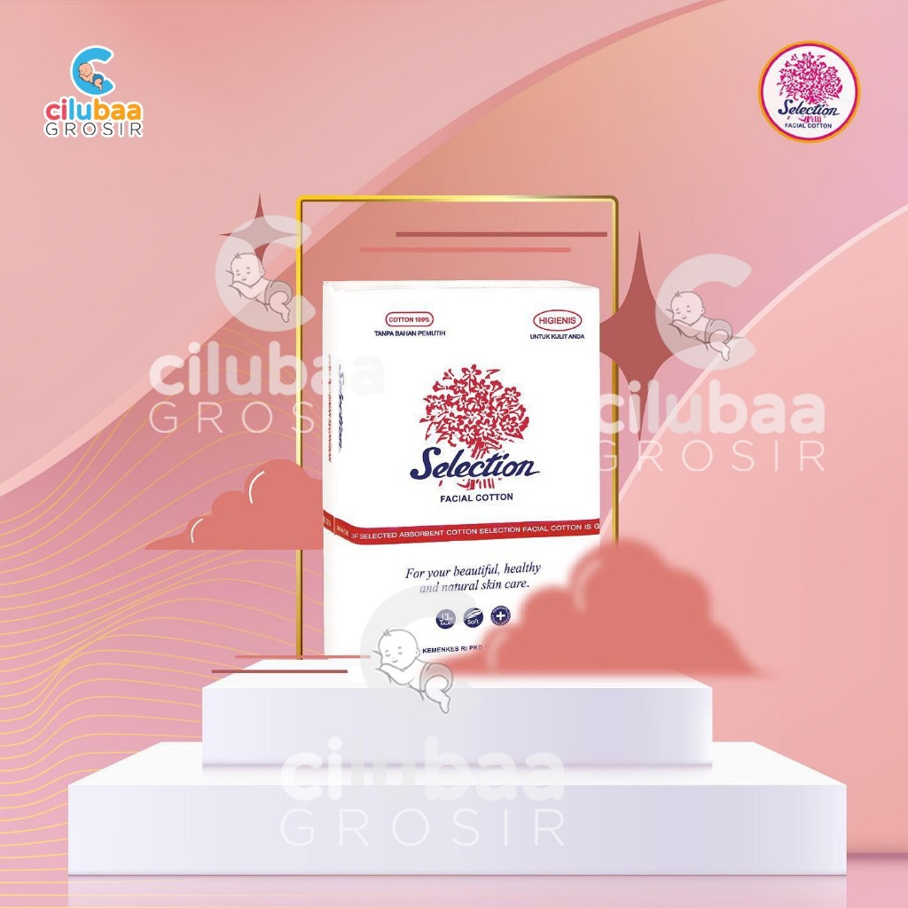 Jual Selection Facial Cotton Kotak 35g || Kapas Selection Kotak ...