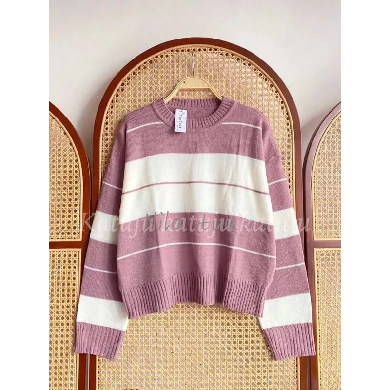 Jual Rinsyi Rajut Wanita Blouse/Suji Rajut Wanita Blouse/Knited wear ...