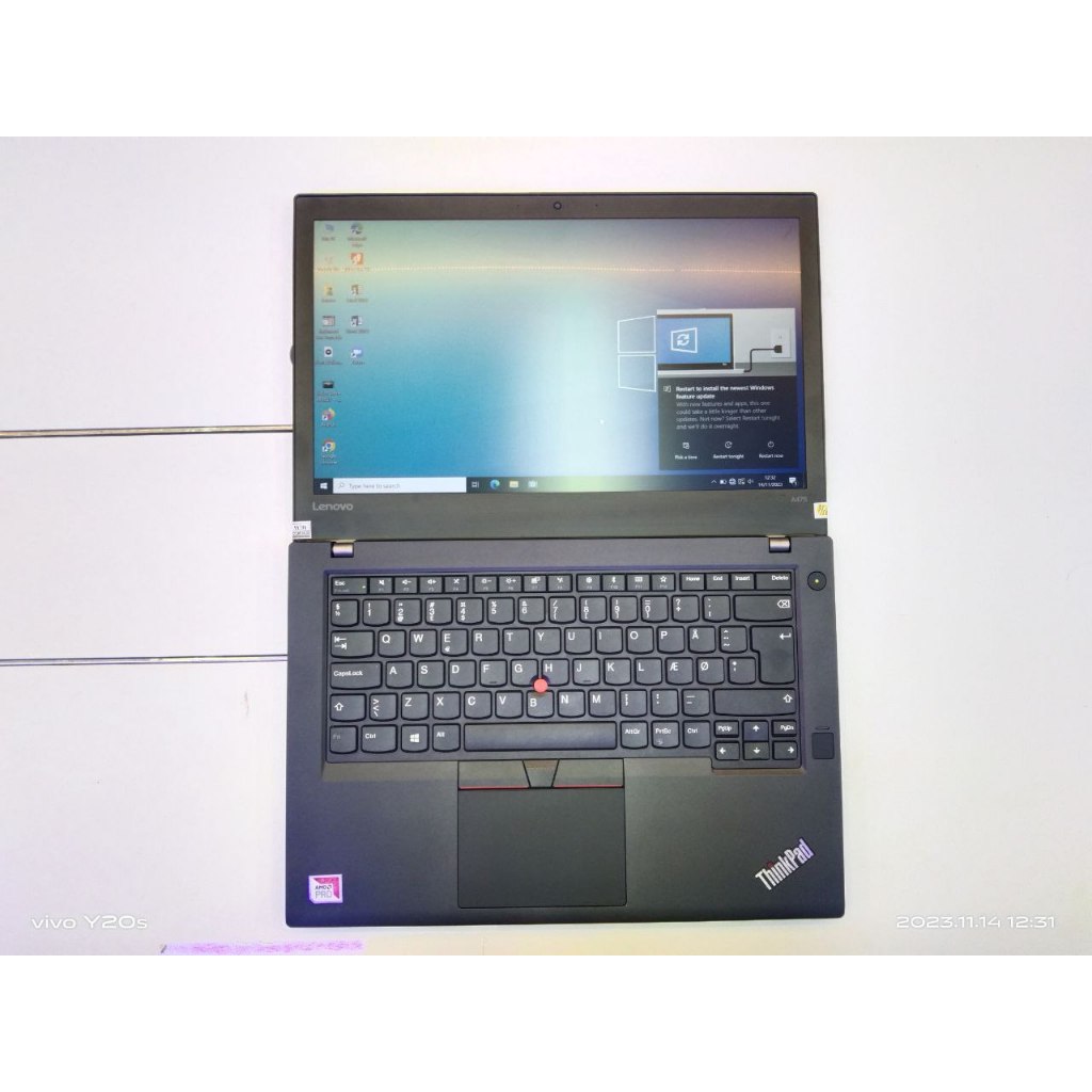 Jual LENOVO THINKPAD A475 AMD PRO A12-9800B R7/8GB/256GB SSD/14 INC ...