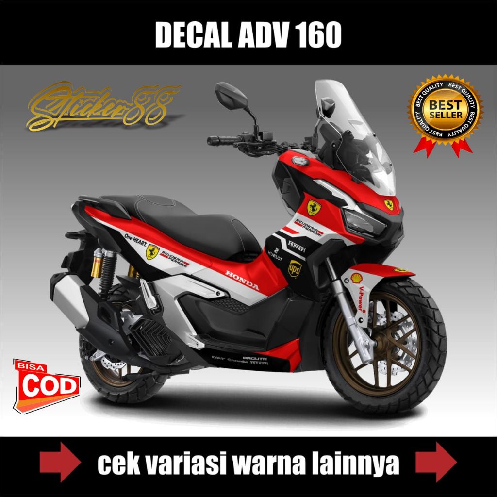 Jual Sticker Decal ADV 160 Fullbody - Stiker Dekal Honda ADV 160 GRAFIS ...