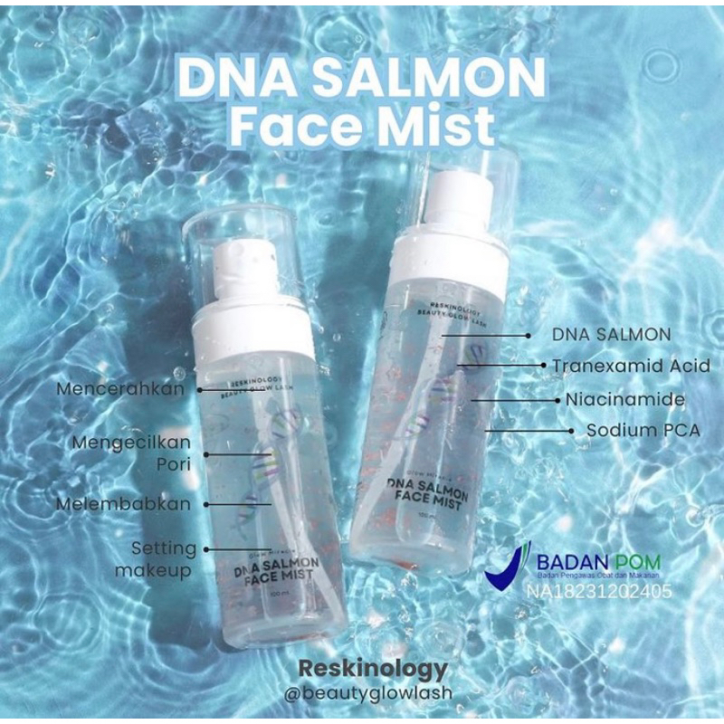 Jual DNA SALMON FACE MIST (GLOWING SKIN) | Shopee Indonesia