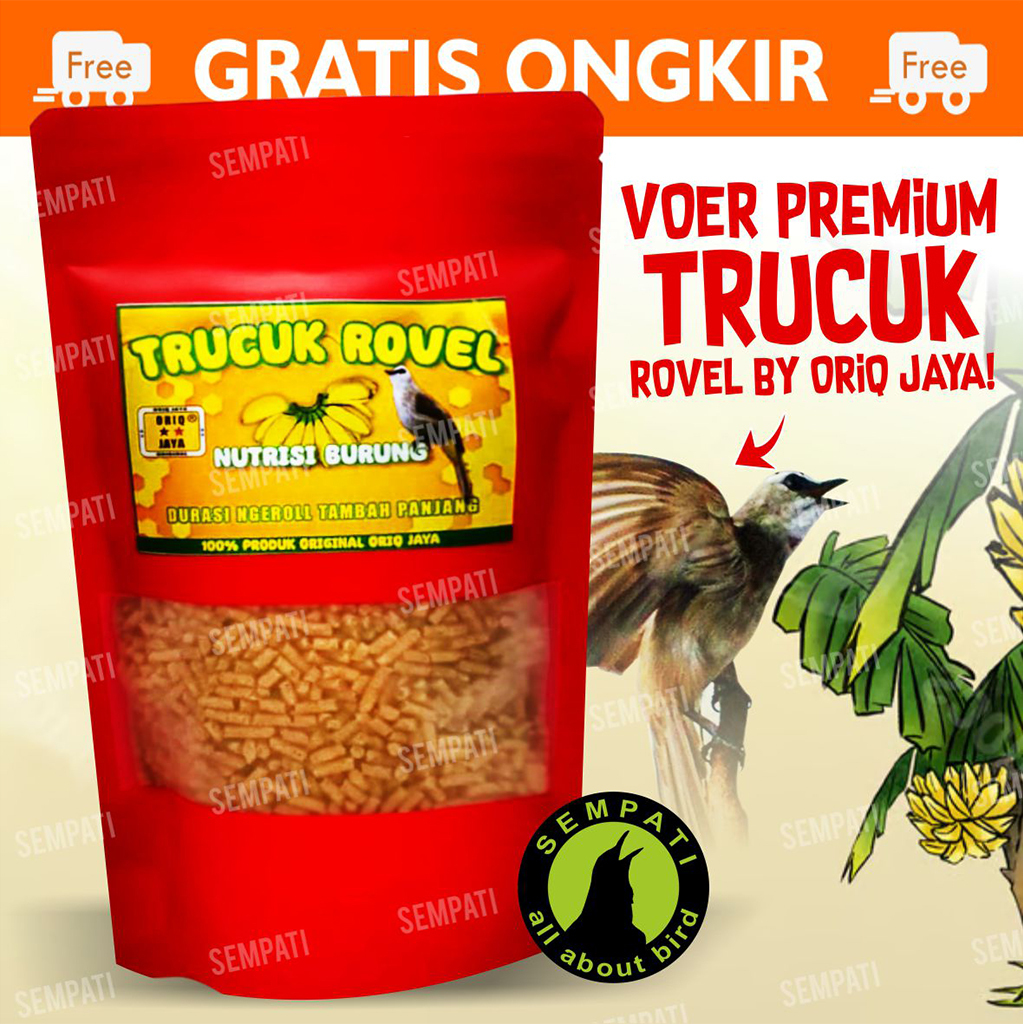 Jual Trucuk Rovel Oriq Jaya Pakan Burung Trucuk Trucukan Cucak Rawa Rowo Kutilang Gunung Merbah ...