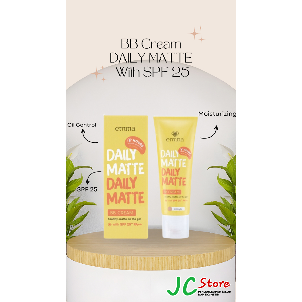 Jual EMINA BB Cream Daily Matte | Shopee Indonesia