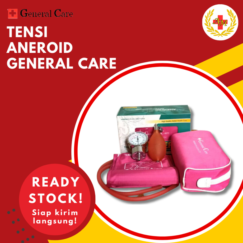 Jual Tensimeter Aneroid General Care Tensimeter Manual Tensi Jarum GC ...