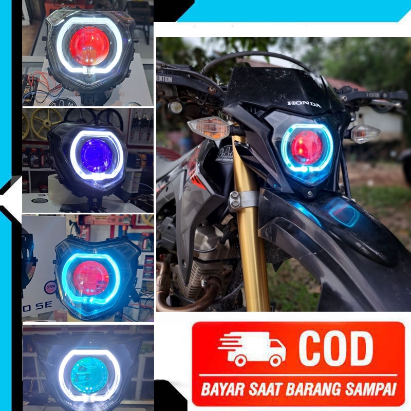Jual Lampu Depan Biled Motor CRF 150 Paket Lengkap | Shopee Indonesia