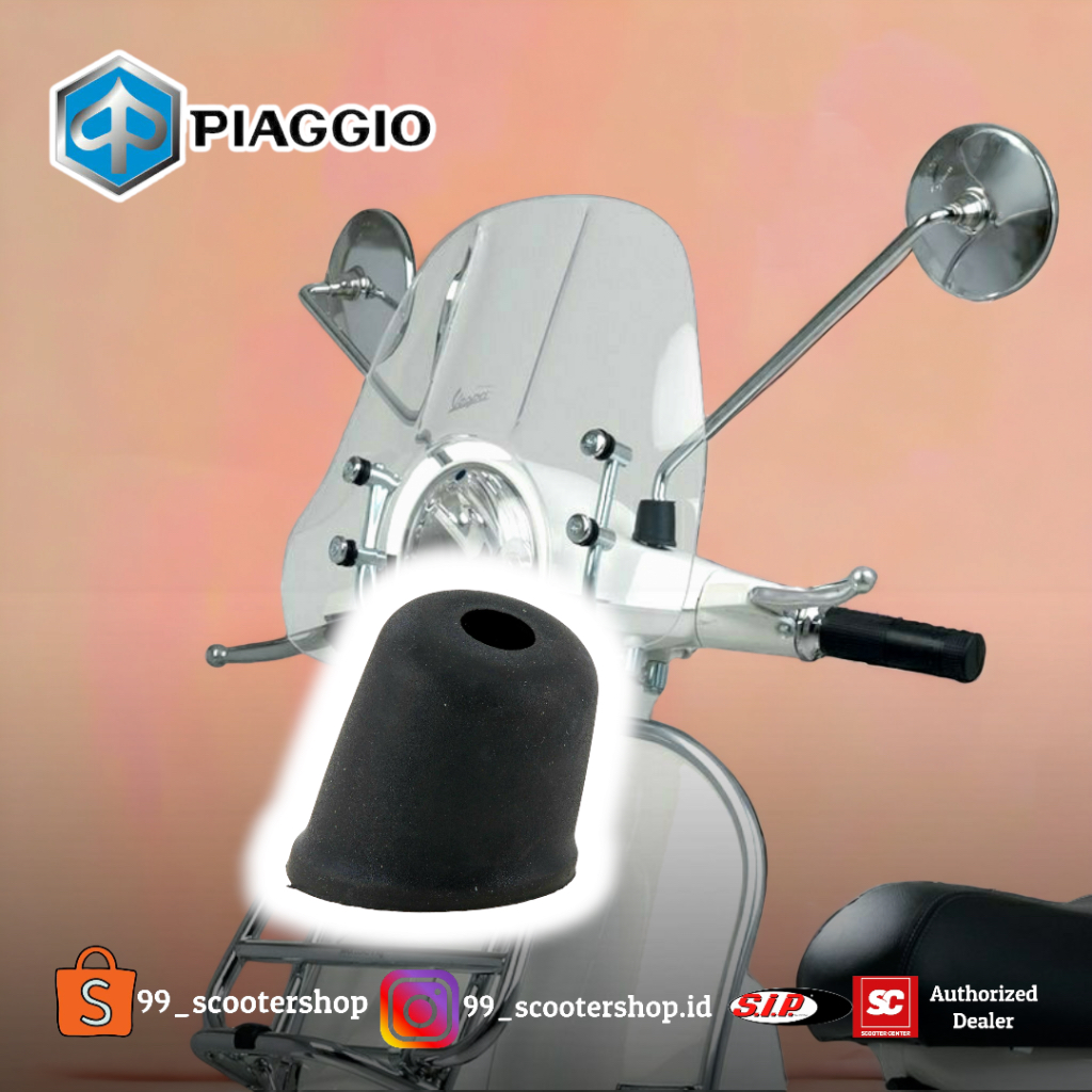 Jual KARET PENUTUP SPION VESPA PX SERIES/NEW PX ORIGINAL PIAGGIO ITALY ...