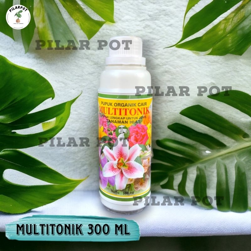 Jual PUPUK ORGANIK CAIR MULTITONIK SEMUA JENIS TANAMAN HIAS 300 ML ...