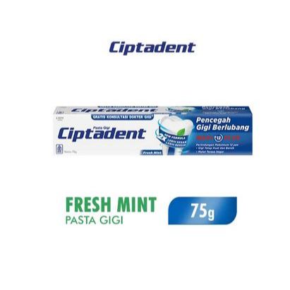 Jual Ciptadent Toothpaste Fresh Mint Tube 75gr | Shopee Indonesia