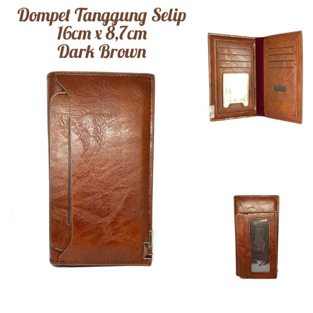 Jual Dompet Pria Dompet Tanggung Model Kartu Selip Simple Polos Tanpa ...