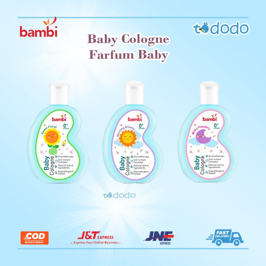 Jual Bambi Baby Cologne / Parfum Bayi 100ml | Shopee Indonesia