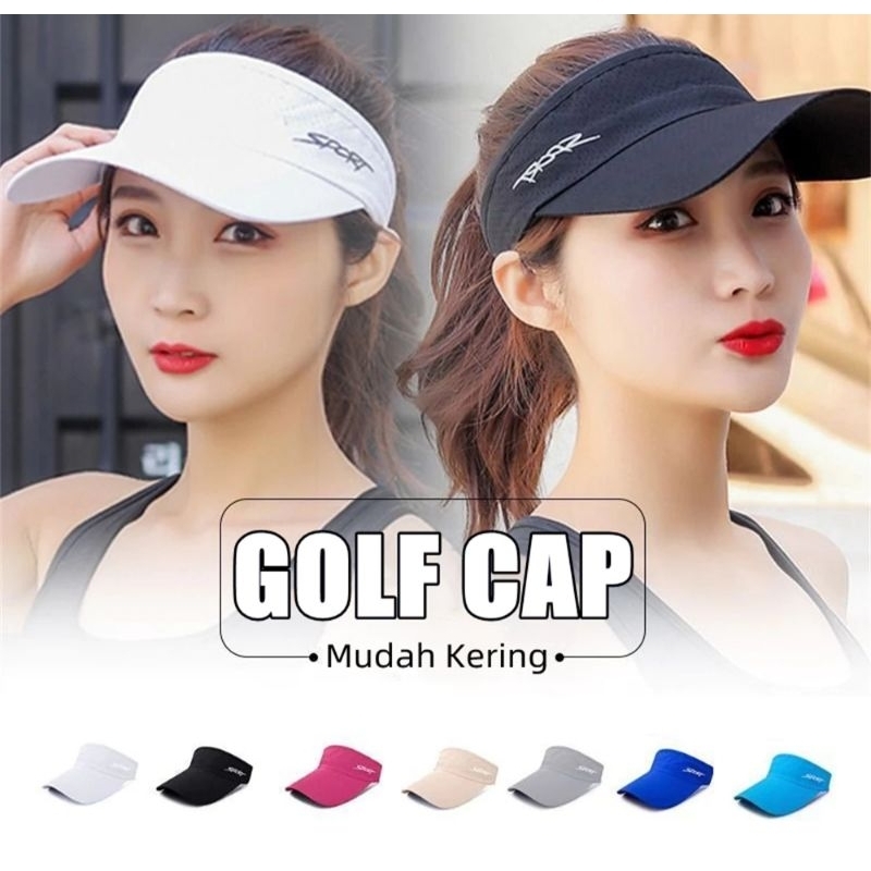 Jual TOPI GOLF SPORTY PRIA WANITA TOPI TENIS | Shopee Indonesia