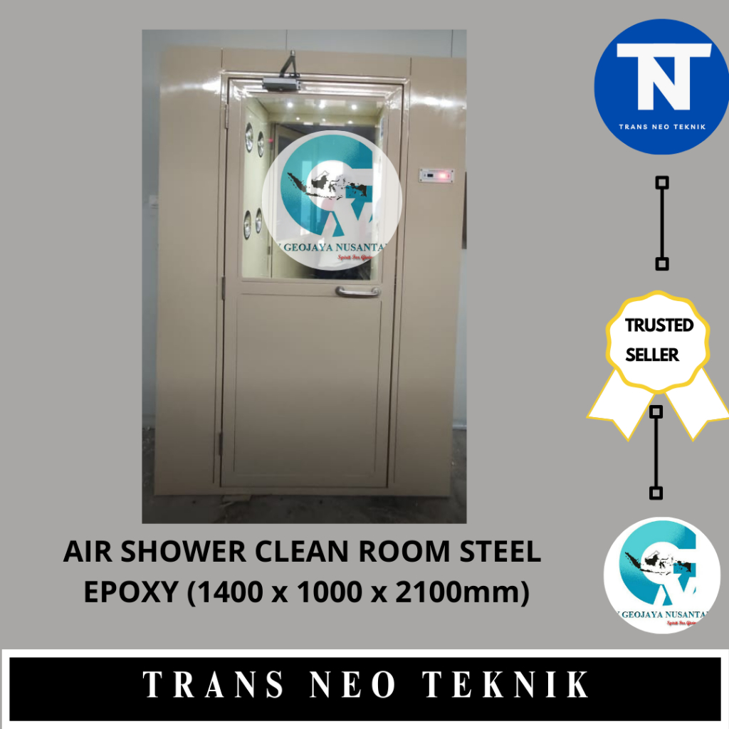 Jual AIR SHOWER CLEAN ROOM STEEL EPOXY (1400 x 1000 x 2100mm) | Shopee ...