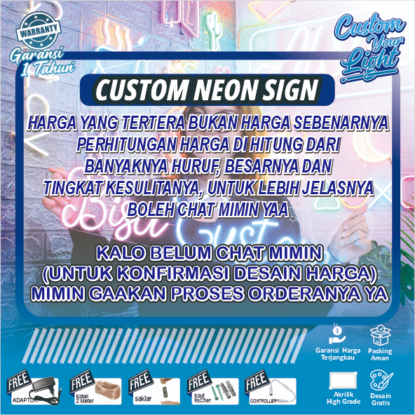 Jual Neon flex custom Lampu custom Led custom Lampu hias Lampu cafe ... Jual Neon flex custom Lampu custom Led custom Lampu hias Lampu cafe ...