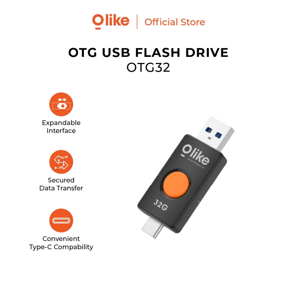 Jual OLIKE OTG32 OTG64 TYPE-C FLASHDISK DUAL-INTERFACE HIGH SPEED USB 3 ...