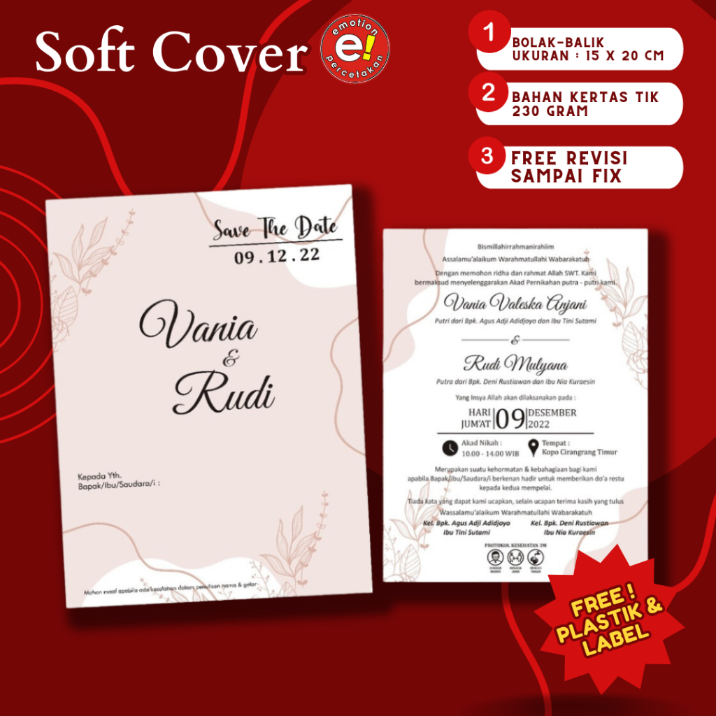 Jual Undangan Unik Undangan Murah Undangan Kekinian Undangan pernikahan ...