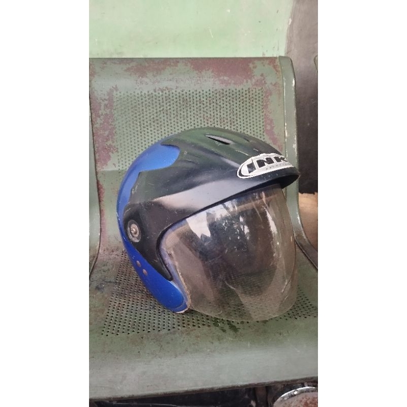 Jual helm ink cx 390 biru klasik original | Shopee Indonesia