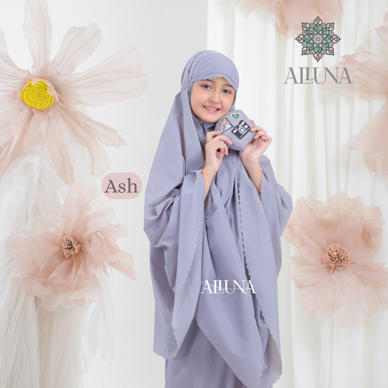 Jual ALLUNA - Mukena Anak Mini Travel Parasut Korea Premium Kids ALANA ...
