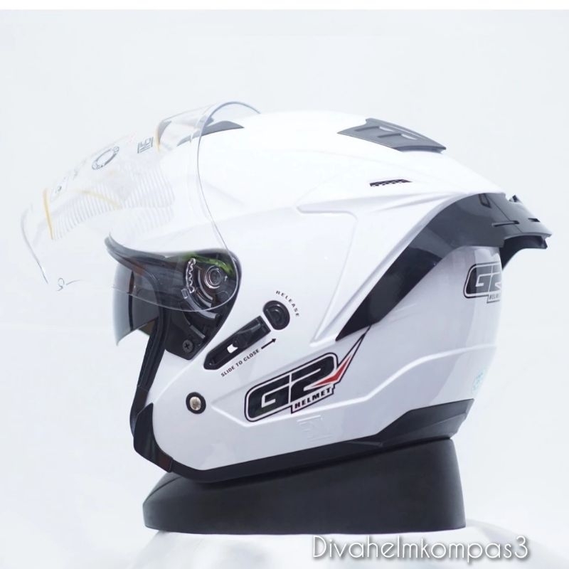 Jual HELM G2 CENTRO OPTIMAX ( Paket Ganteng Spoiler ) | Shopee Indonesia