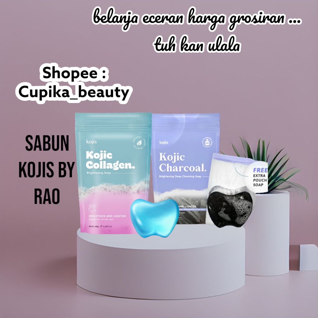 Jual CUPIKA_BEAUTY - KOJIS COLLAGEN BY KAO BRIGHTENING SOAP AND DNA ...