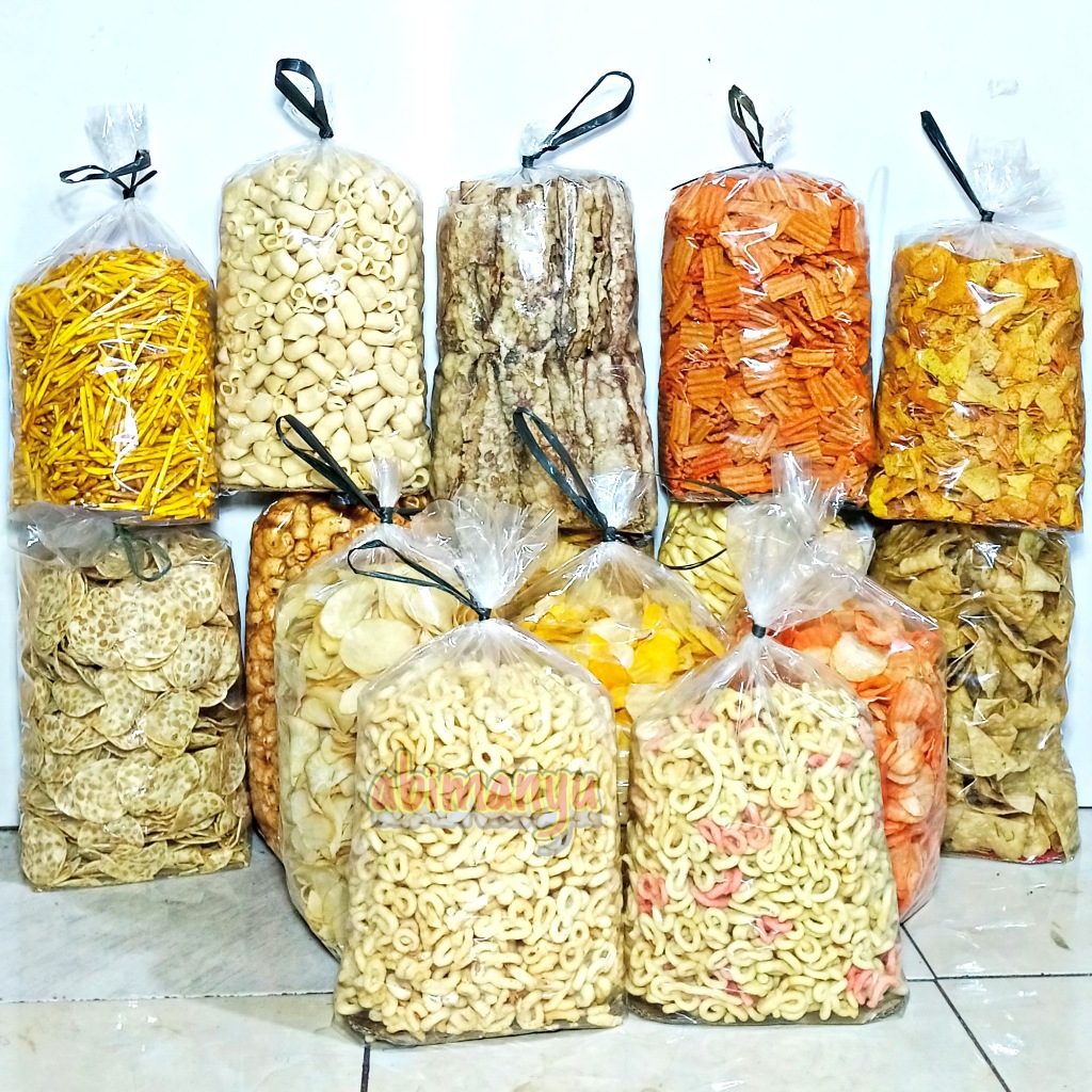 Jual keripik snack cemilan kemasan kiloan | Shopee Indonesia