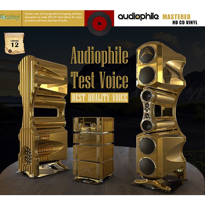 Jual cd audio Audiophile Test Voice volume 12 (Import, Sealed, New, OBI ...