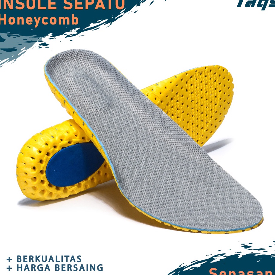 Jual Kepoin aja Insole Sepatu Alas Kaki Anti Bau Anti Panas / Sol Sepatu Nyaman Empuk Honeycomb ...