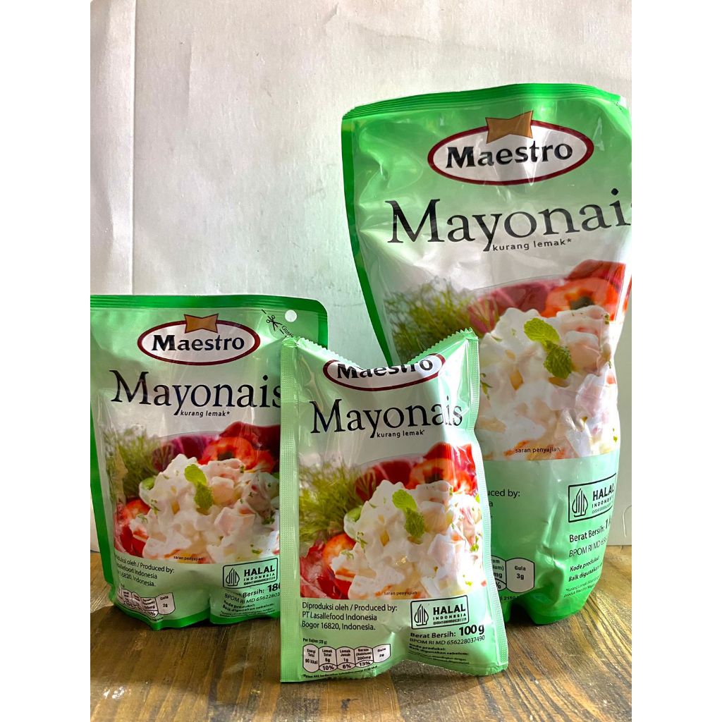 Jual MAYONISE MAESTRO KEMASAN 100gr/180gr/1kg | Shopee Indonesia