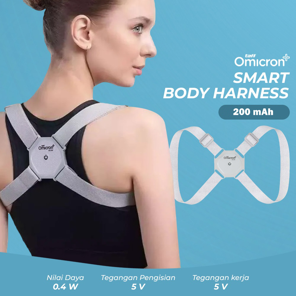 Jual TaffOmicron Smart Body Harness Tali Alat Korektor Postur Penyangga Punggung Anti Bungkuk ...