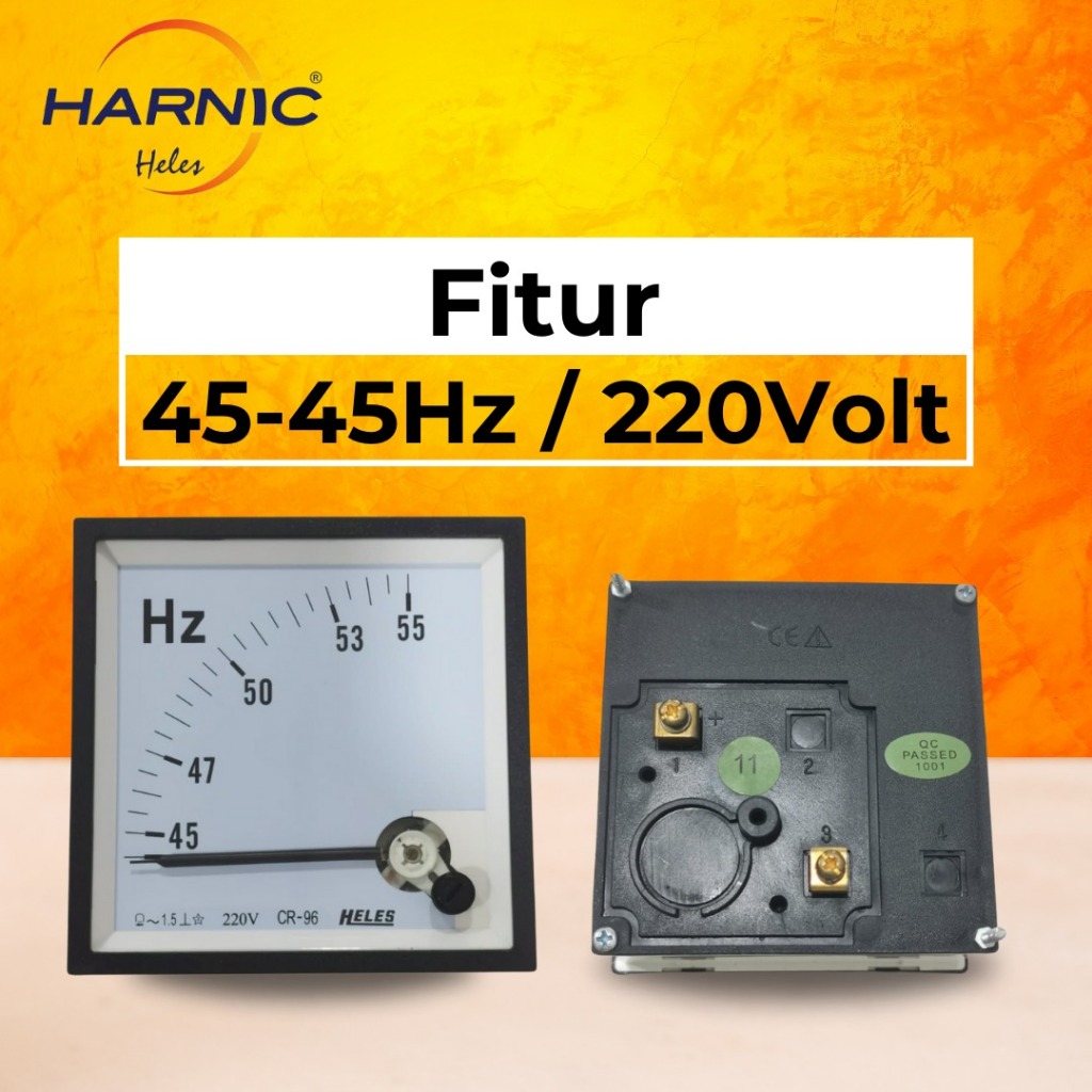 Jual PANEL METER HZ METER CR 96 HZ 45-55 / 220V | Shopee Indonesia