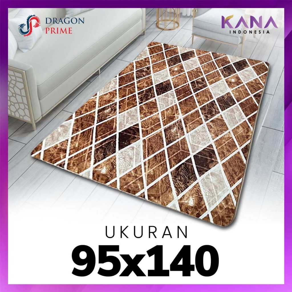 Jual [KNG] Karpet 95x140 - Karpet Busa Malaysia Dragon Prime anti Slip ...