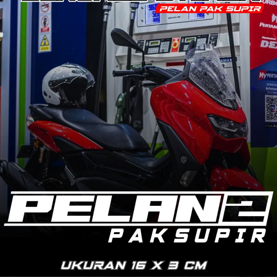 Jual Stiker Motor Cutting Pelan Pelan Pak Supir Cutting Sticker Viral ...