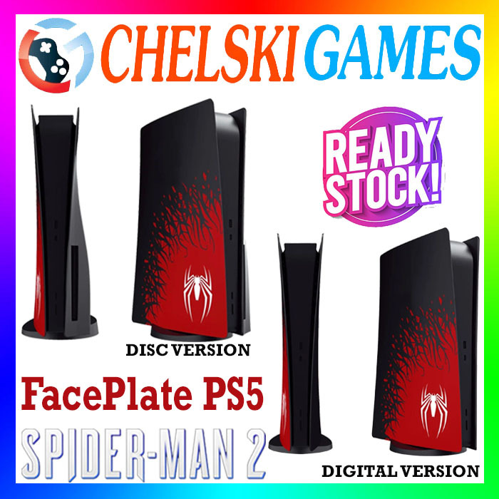 Jual PS5 Face Plate Cover / Casing Plate Skin Spiderman 2 Edition ...