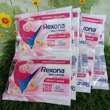 Jual Rexona Deo Lotion Cerah & Segar Per RENCENG isi 12 Sachet | Shopee ...