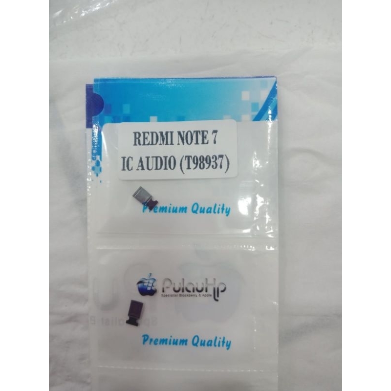 Jual IC XIAOMI AUDIO REDMI NOTE 7(T98937) | Shopee Indonesia