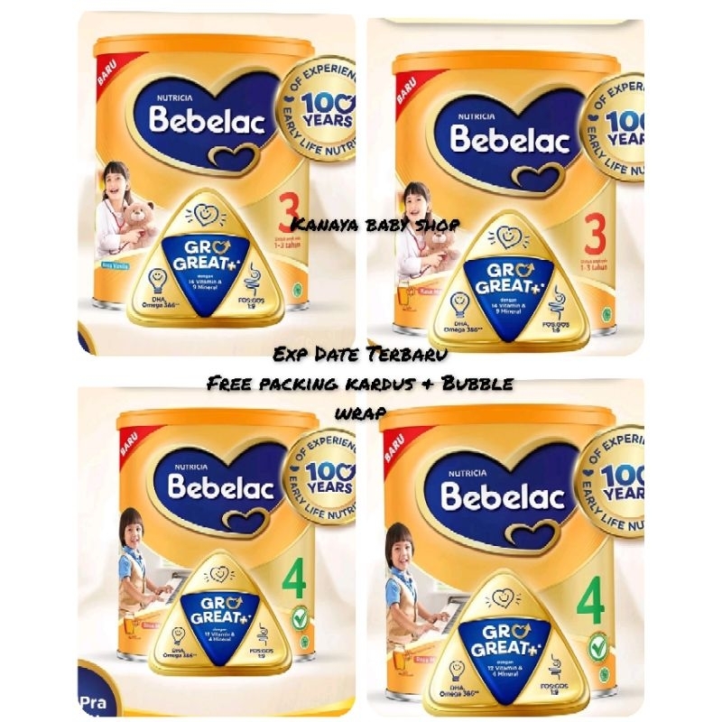 Jual Bebelac 3 & Bebelac 4 800gr exp 2026 Free Packing Bubble & Kardus ...