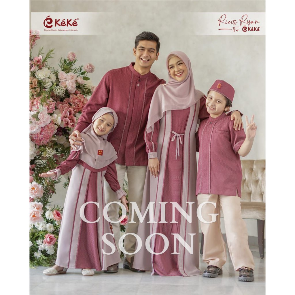 Jual SATORY SERIES BURGUNDY SARIMBIT KELUARGA KEKE TERBARU 2024 ...