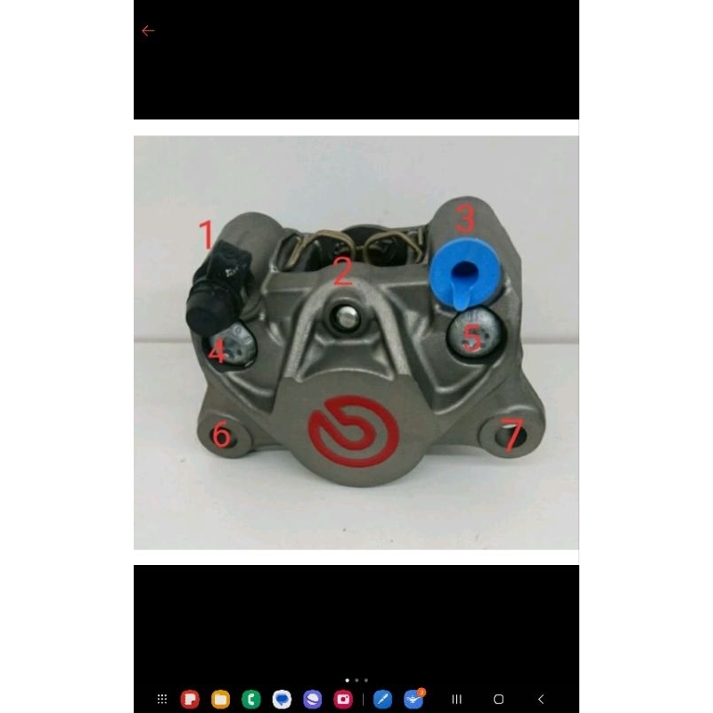 Jual paket baut titanium GR5 kaliper brembo 2P | Shopee Indonesia