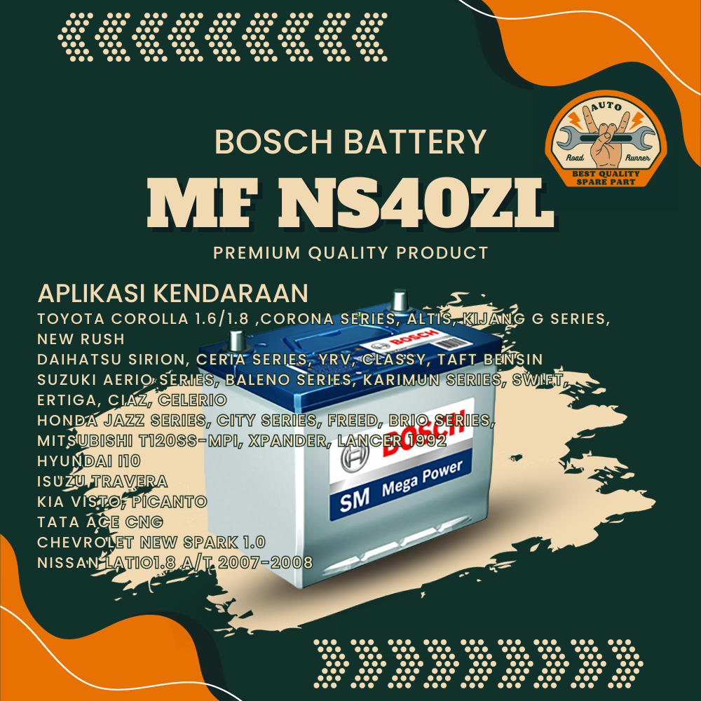 Jual AKI MOBIL MF NS40ZL BOSCH ORIGINAL // AKI MOBIL AGYA, AYLA, CALYA, SIGRA DLL | Shopee Indonesia