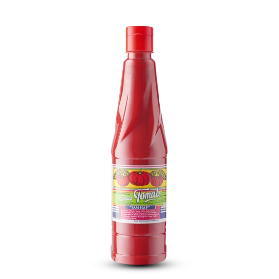 Jual Saus Tomat Sam Hap 600ml botol - Saos Samhap Cap 3 Tiga Tomat ...