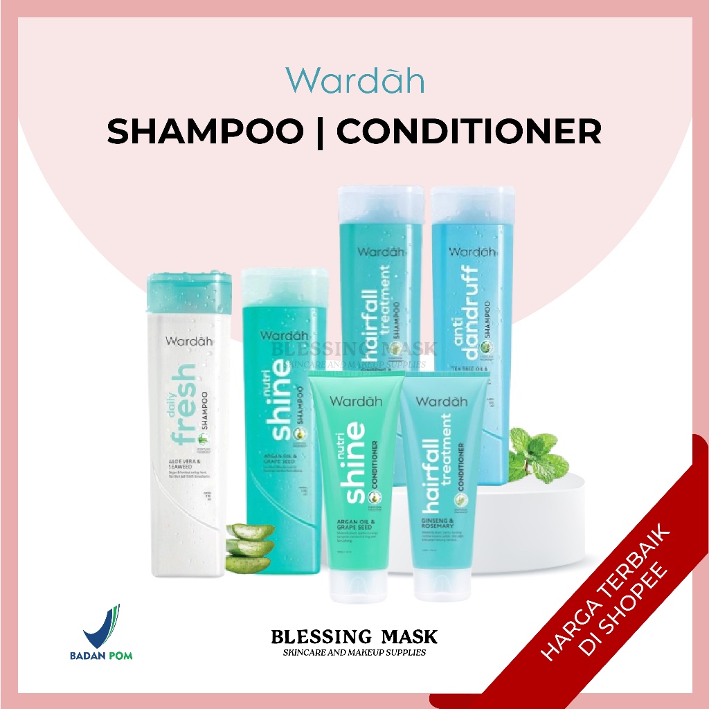 Jual WARDAH Shampoo | Conditioner - Hairfall Treatment | Anti Dandruff ...